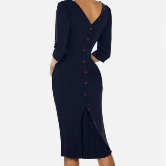 Retro Stage | Dresses | Retro Stage 96s Bodycon Dress Size L Navy ...